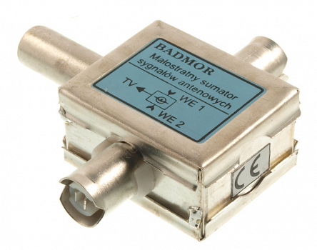 Sumator antenowy 2xFL-NIEBIESKI wewnętrzny małostratny